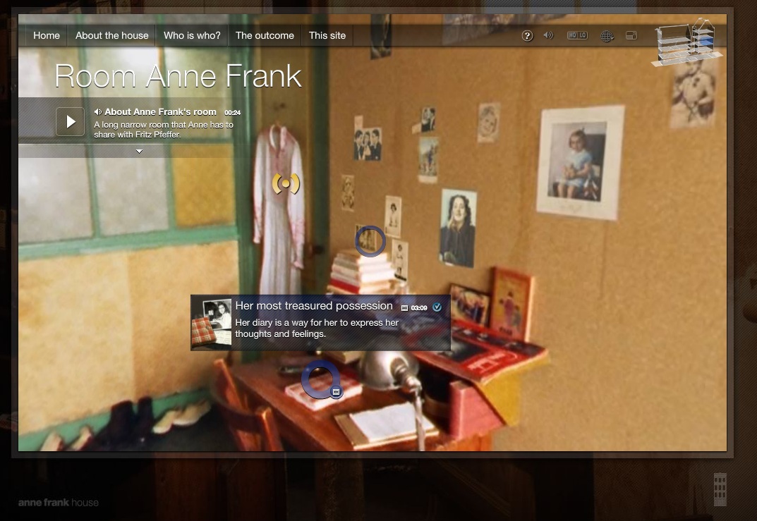 La bitácora de Hobsbawm: Paseo virtual por el escondite de Anne Frank