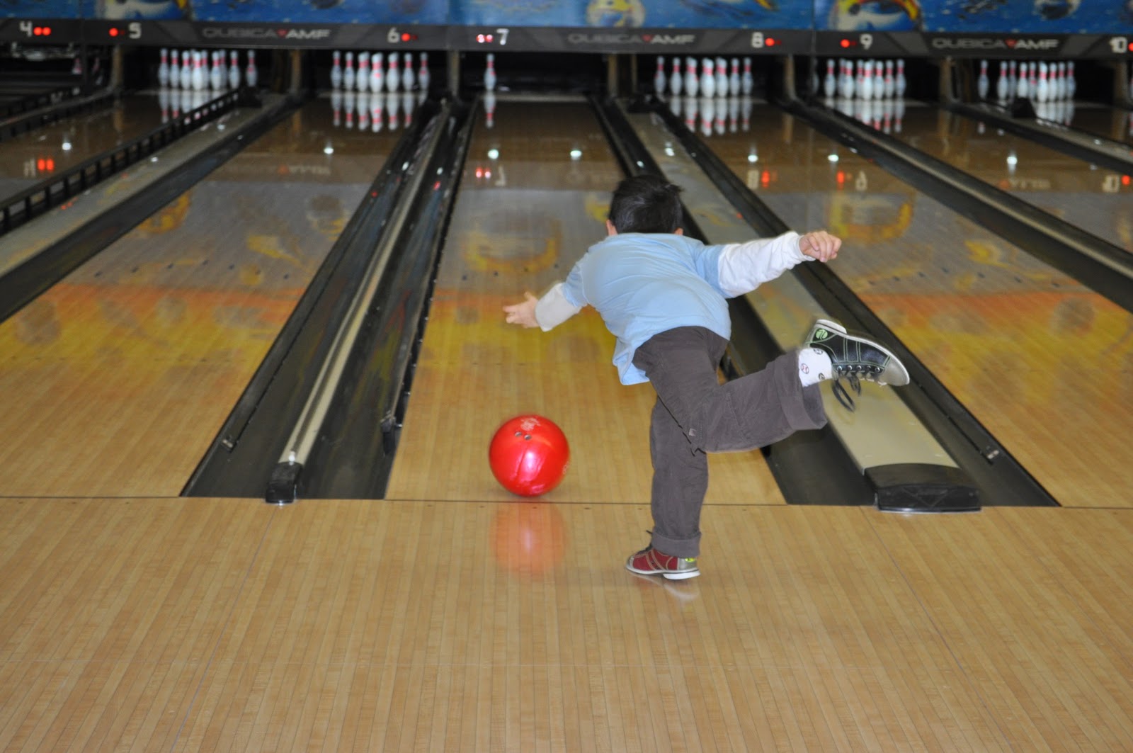 All Things Adams: Bowling on Snow Day #2 - February 2, 2011