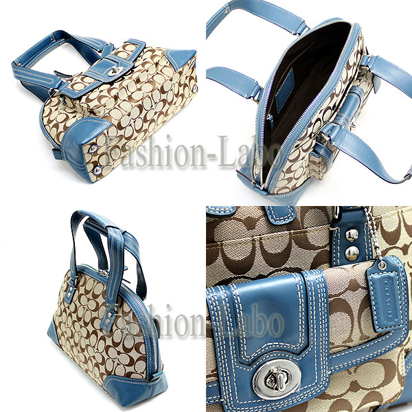 My Gorgeous BAG (Authentic COACH BAG): Coach Signature Hampton Zip Satchel 13977