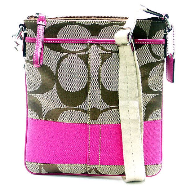 My Gorgeous BAG (Authentic COACH BAG): Coach Signature Stripe Swingpack ...