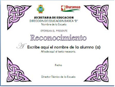 Machote de reconocimientos - Imagui