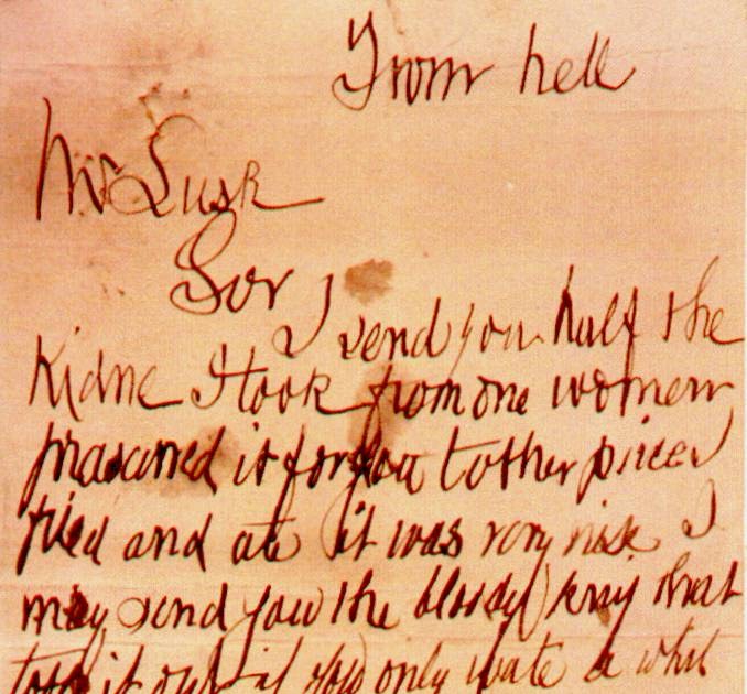 HANDWRITING DETECTIVE: Discovering Jack the Ripper, British Serial ...