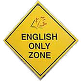 English only