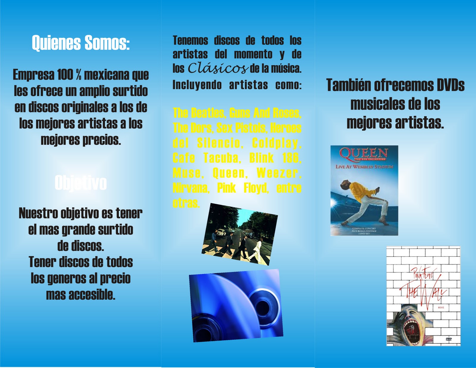 Ejemplo de un triptico - Imagui