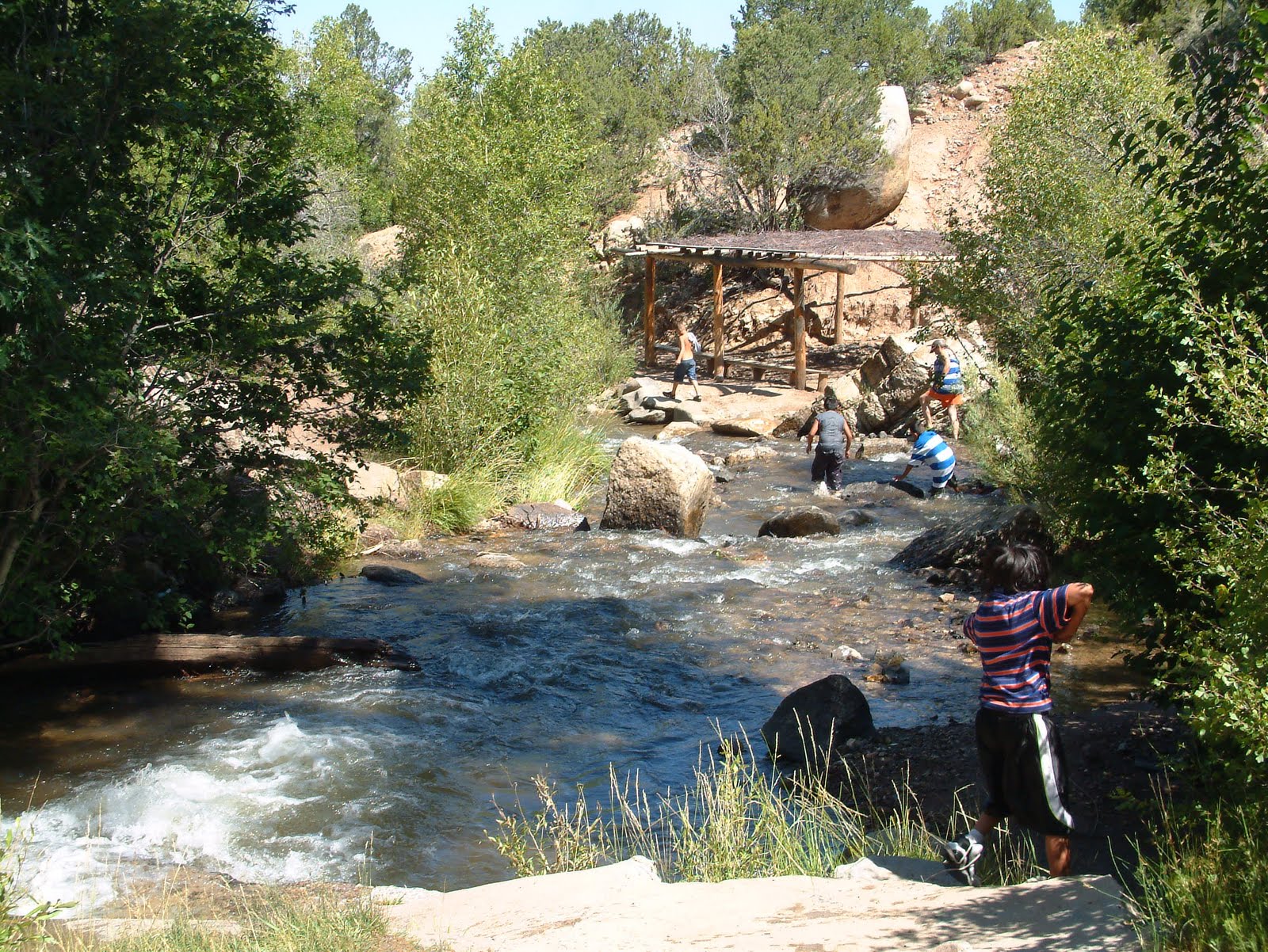 OUTDOORS NM: Nambe Lake and Falls Beats the Heat - Great Fishing ...