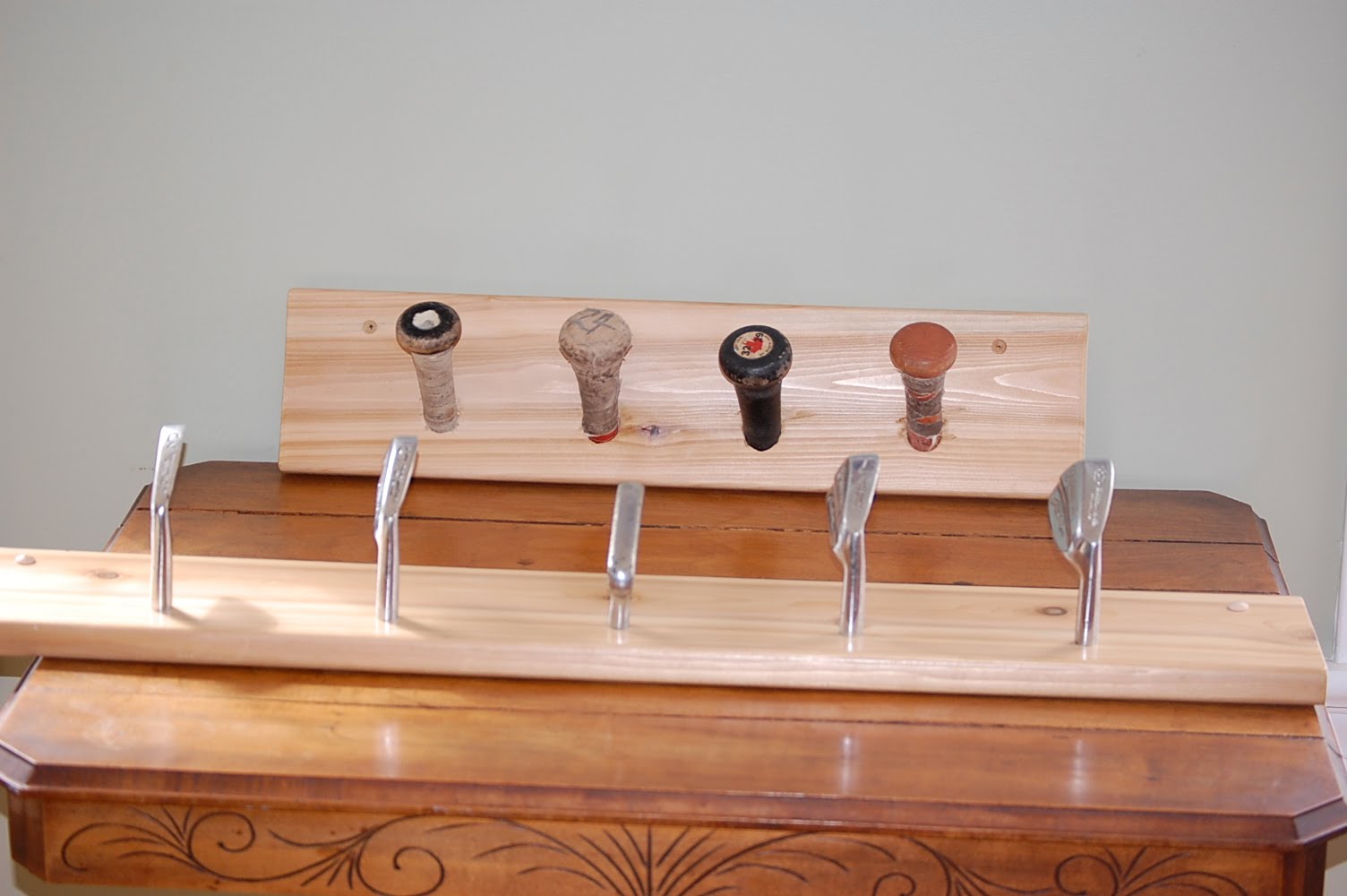 TRob's Creative Furniture: Baseball Coat Rack