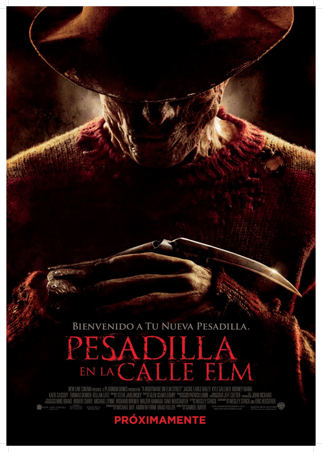 Cine Informacion y mas: Warner - Pelicula 'Pesadilla en la calle Elm' Cine Informacion y mas: Warner - Pelicula 'Pesadilla en la calle Elm'