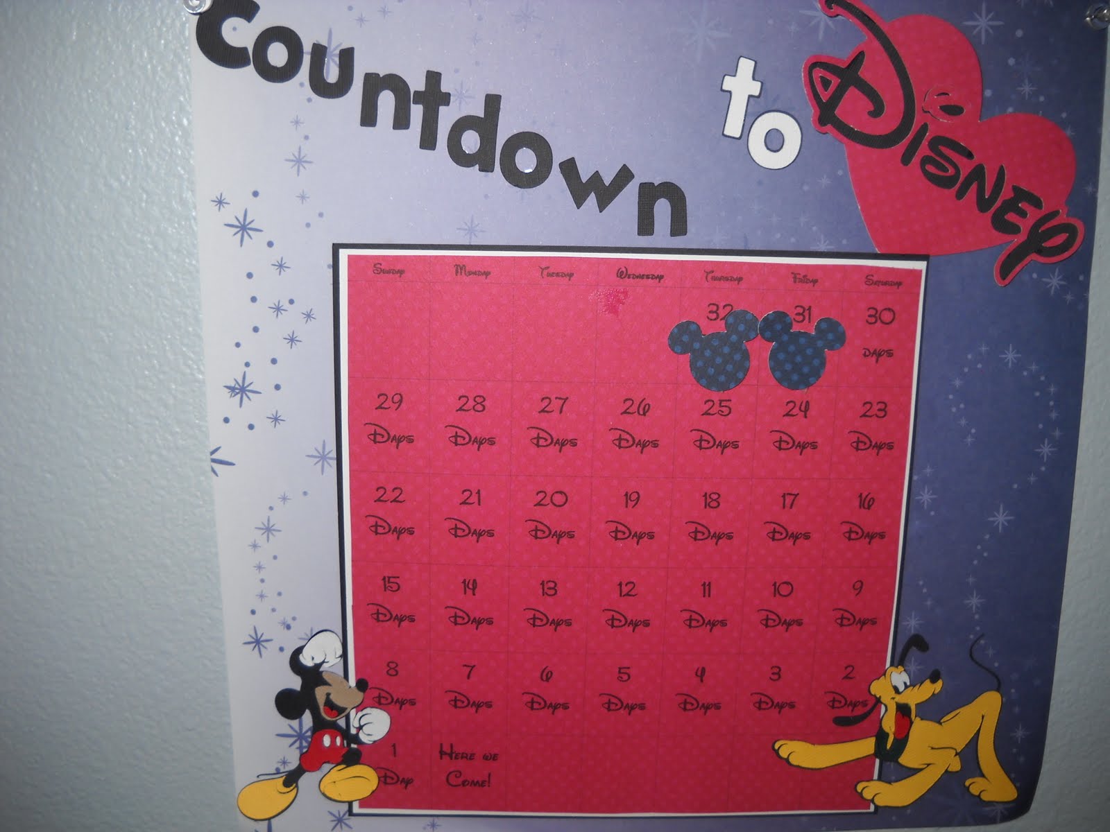 Countdown Chart Printable