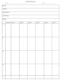 TEACH SUZUKI: How to Practice, part 3: Using a Practice Log