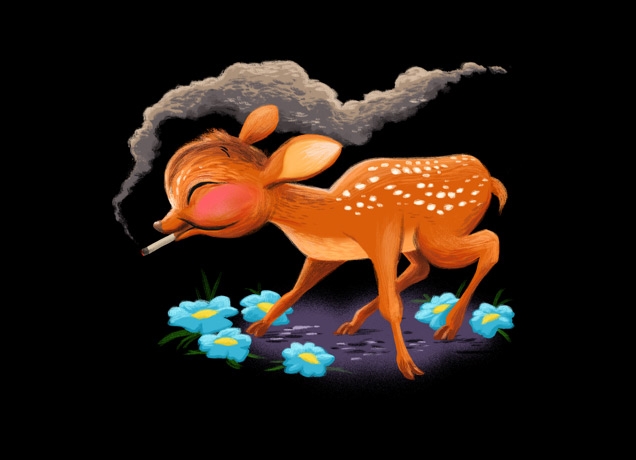 Animated Animals Smoking Weed