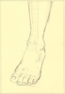 Figure Drawing: How to Draw a Foot