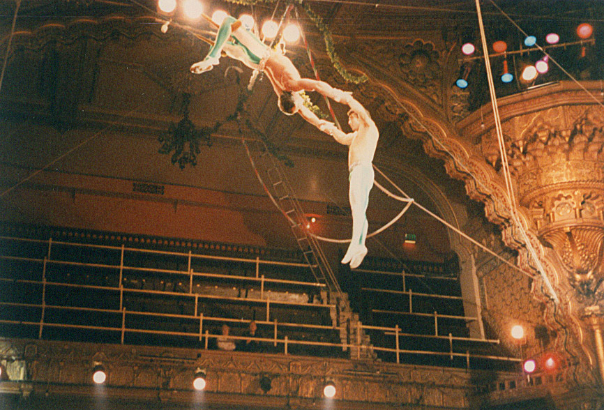 A friend of the Circus: The Flying Madisons, Blackpool Tower Circus 1987