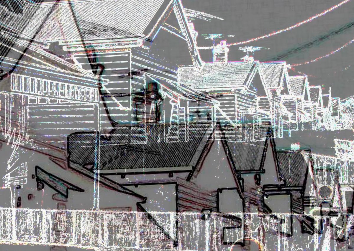 Geelong Visual Diary: Buildings photos to drawings