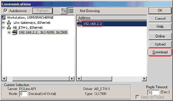 LearningPLC: Configuring an SLC 5/05 Controller's Ethernet IP Address with the BootP Utility