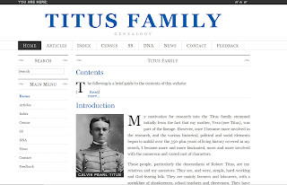 Canada's Anglo-Celtic Connections: Titus Family Genealogy