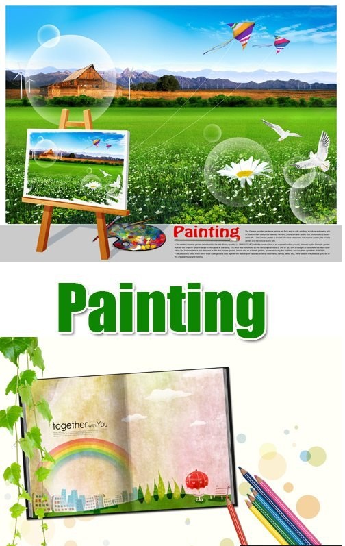 PSD Template - Painting - Adobe Plus