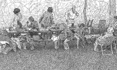 All Things Ruffnerian, a Design Blog and More: The Micro/Macro of a Drawing