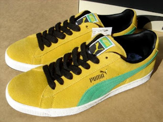 Puma Trainers - colourways and variations: Puma Suede Jamaica - yellow ...