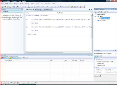 Dot Net Tips & Tricks , C# (C Sharp)Tips & Tricks: Create Custom Task Panes for Word using VSTO