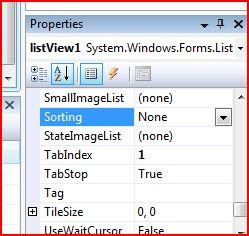 Dot Net Tips & Tricks , C# (C Sharp)Tips & Tricks: How to sort listview items in C#
