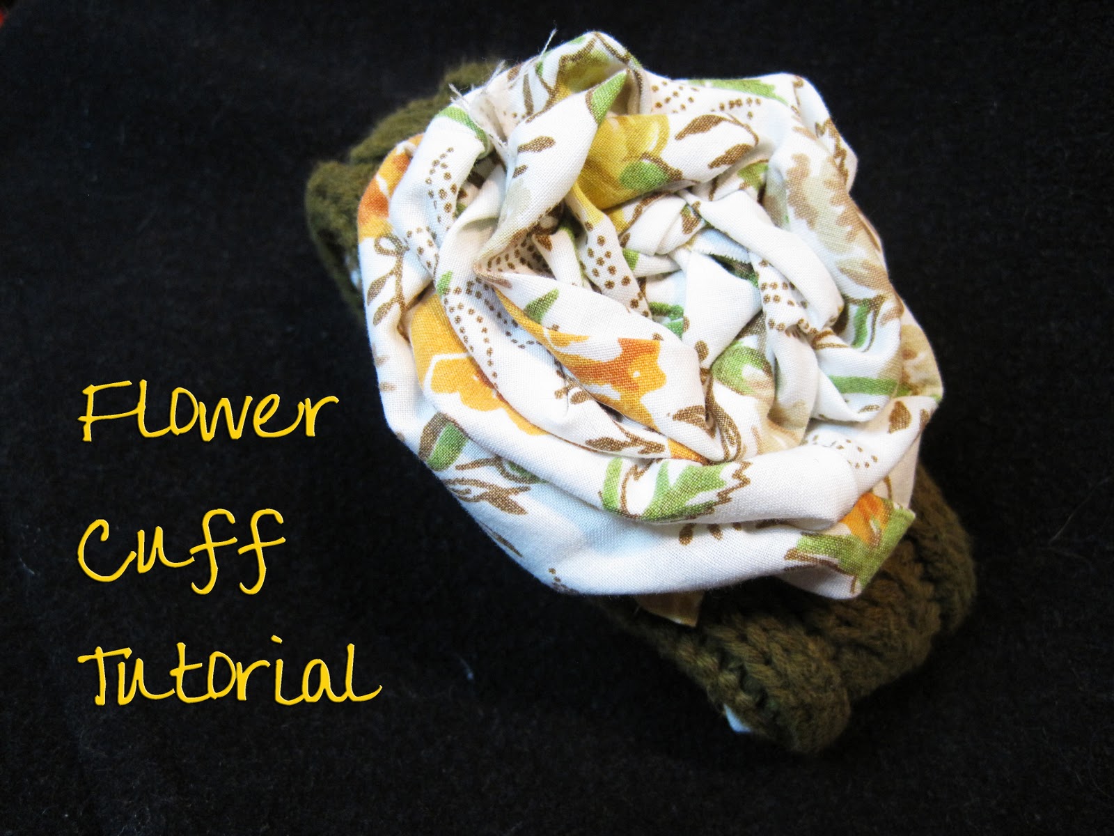 Little Eme: Flower Cuff Tutorial