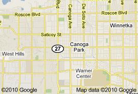 Canoga Park Zip Code Map - United States Map