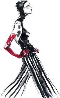 fashion illustration by Anna Kiper