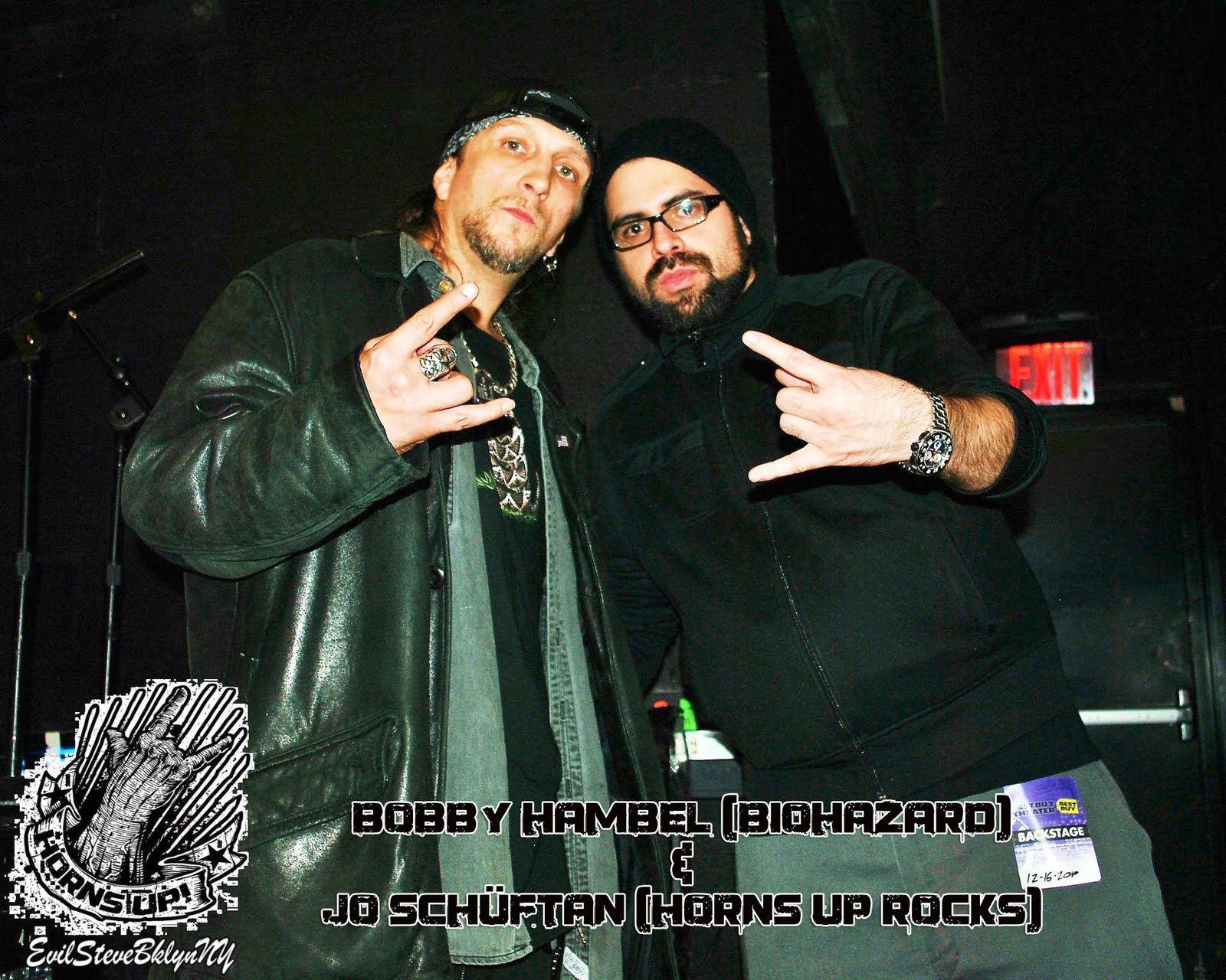 Horns Up Rocks: Bobby Hambel = Biohazard's Legend