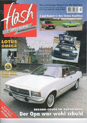 Opel Rekord A & B: ebay: Flash Opel Scene magazines