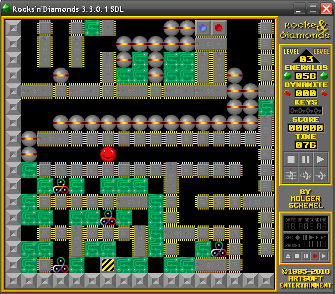 Nueva versión de Rocks'n'Diammonds