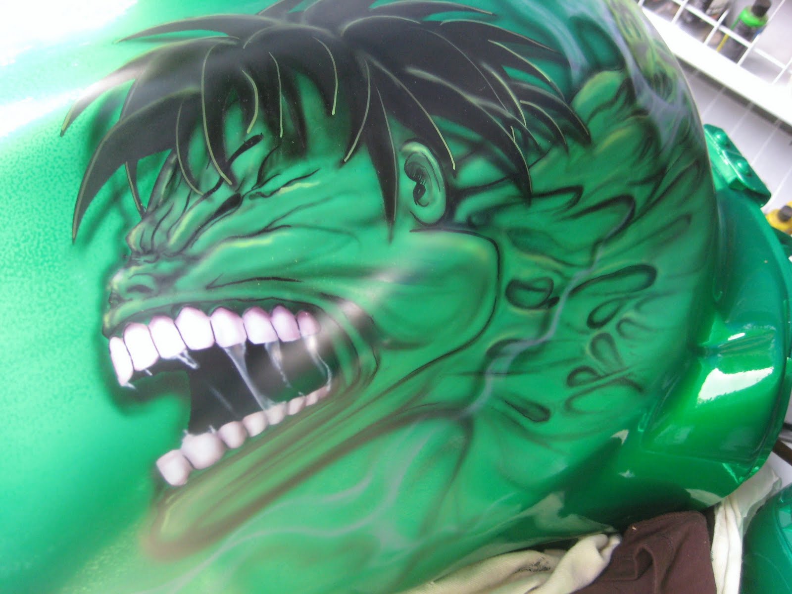 "Da Triggaman's Passion": The Incredible Hulk - Hayabusa motorcycle