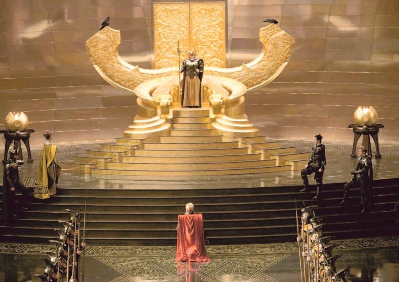 The Inside Trekker: Brand New 'Thor' Image Shows Asgard and Gods Frigga ...