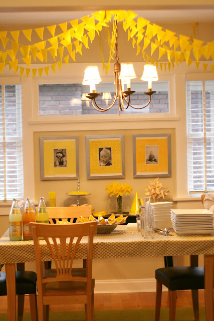 Simply Radiant: Yellow Party- Part 2, The Decor