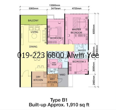 Bangsar South - The Park Residences: ACACIA Floor & Layout Plan