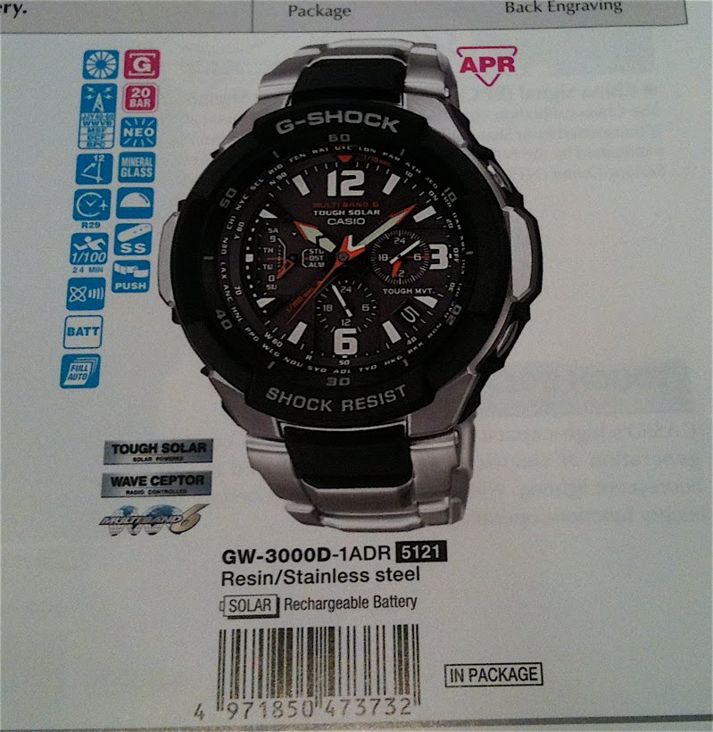 HOROLOGY CRAZY: Casio News Taiwan Specific