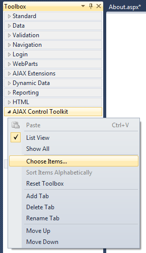 Thong Thubthim S Blog เริ่มต้นกับการใช้ Ajax Control Toolkit ใน Asp