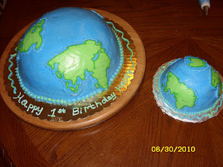 Amy's Edible Creations!: Earth cake & smash cake
