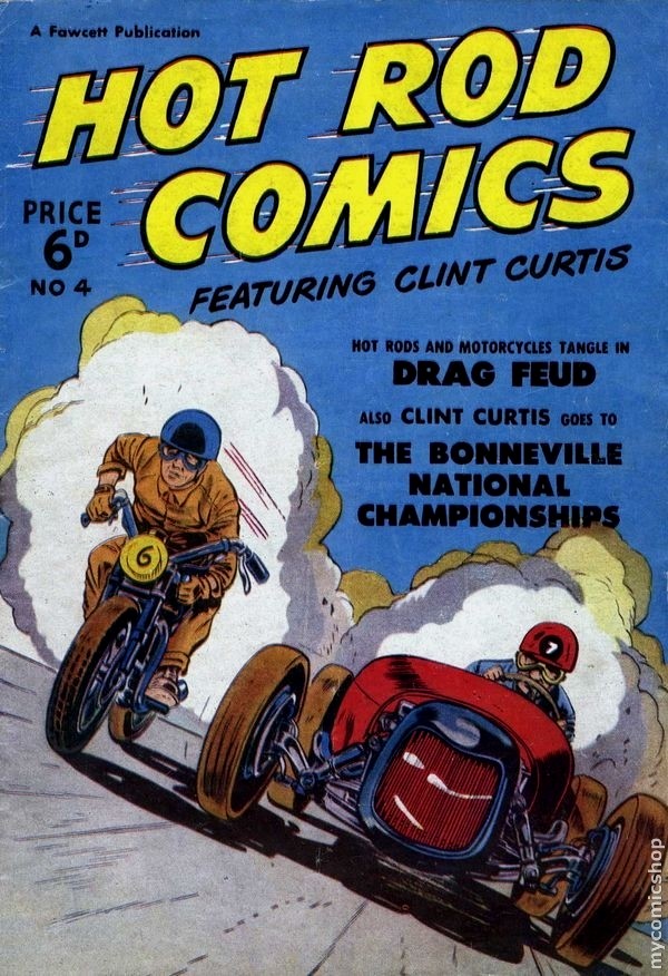 Nostalgia on Wheels: Motorcycle Comic Covers