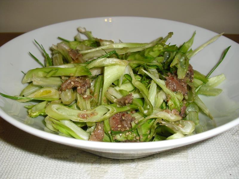 Gemma Olivia...: PUNTARELLE SALAD
