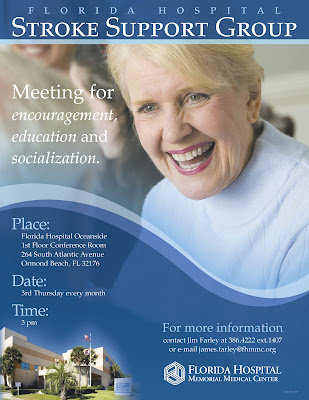CDT Design : Project Blog: FHMMC Stroke Support Group Flyer