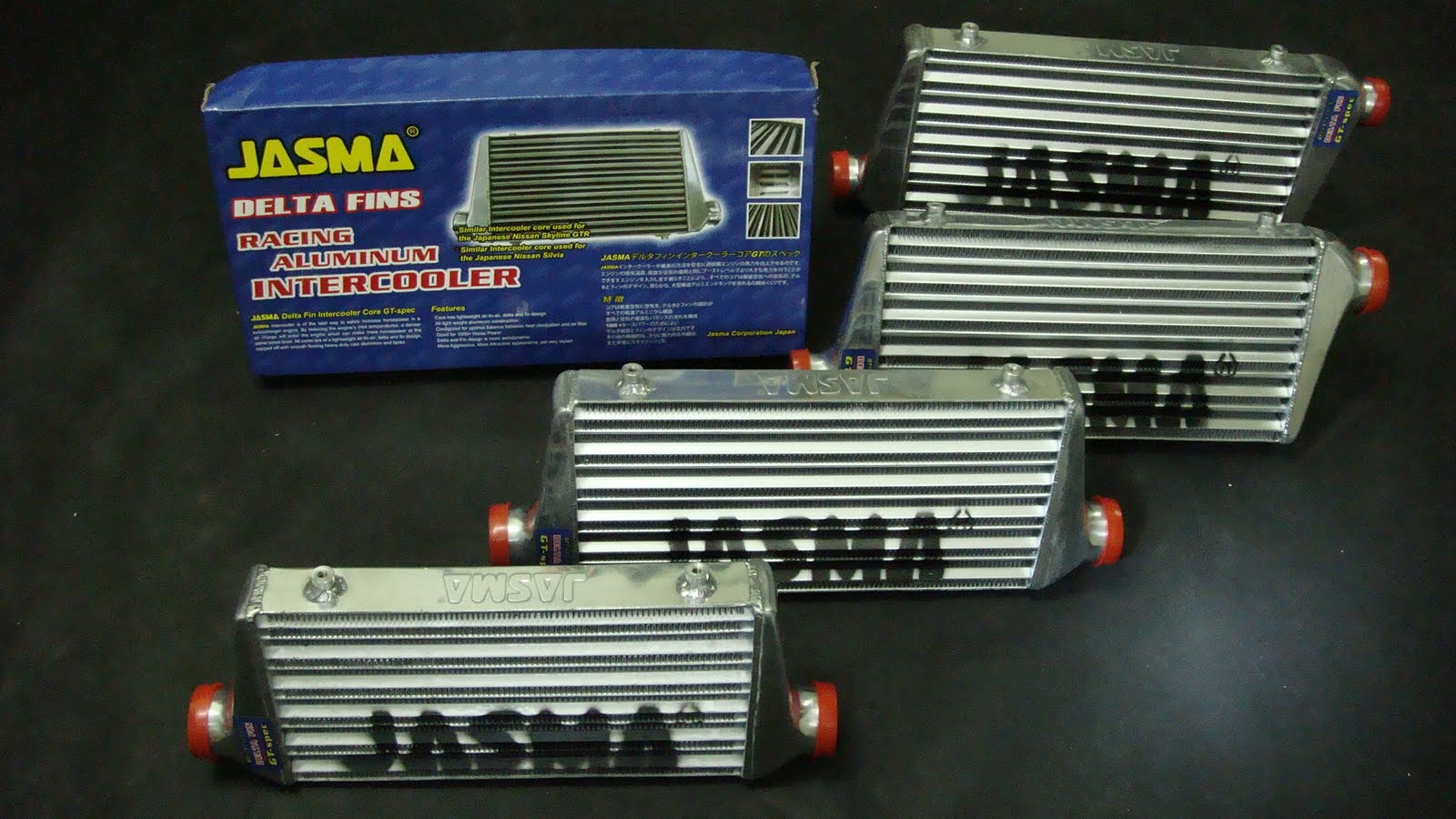 ECG Racing: JASMA Delta Fin Intercooler