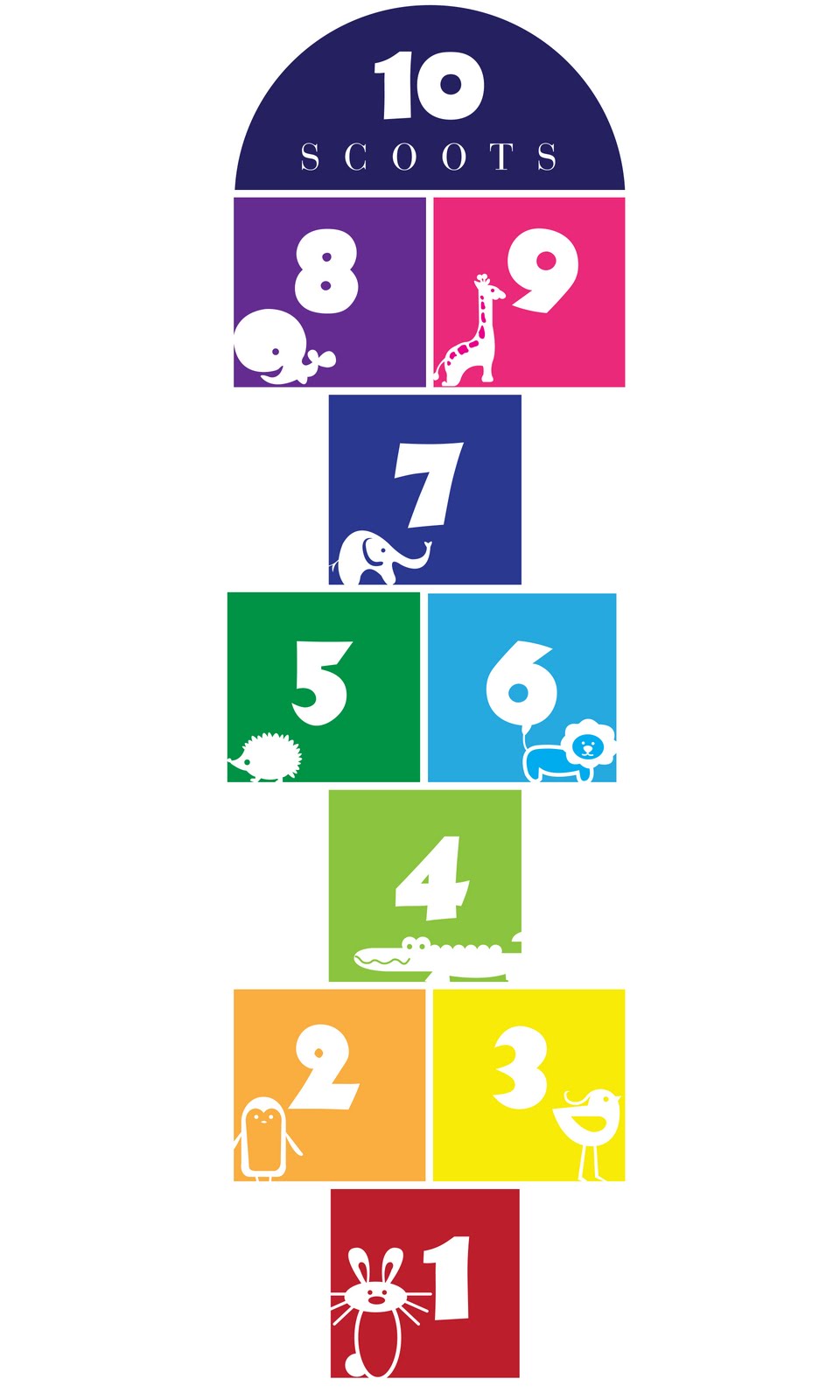 Kristi Young Design: Hopscotch design for Scoots