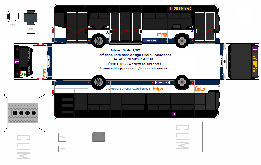 busamoi: Paperbus Mercedes Citaro L-3