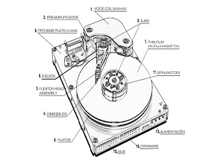 Hadwares de un Pc: Partes del HDD