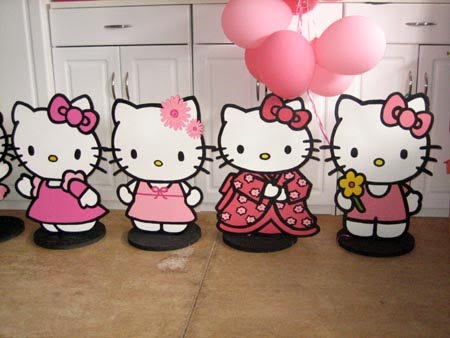 sweet as a gumdrop...: Hello Kitty Decorations...