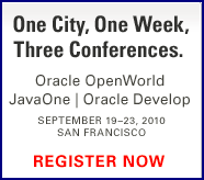 Inspired by Actual Events: JavaOne 2010: General Observations and ...