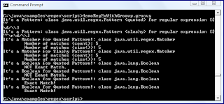 Inspired by Actual Events: Regular Expressions in Groovy (via Java)