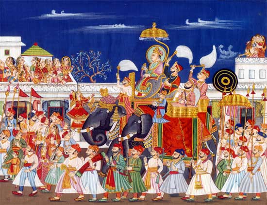 Rajput Paintings ~ Siva Travelogue