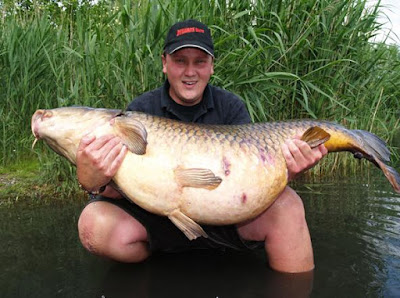 World record common carp Mary caught at 87lb 3oz