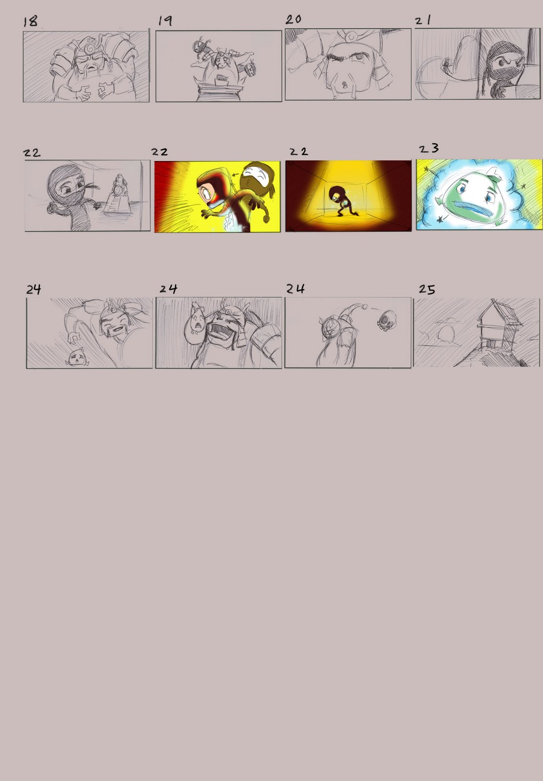 Quirky Little Cindy's Blog: Colour Keys for storyboard